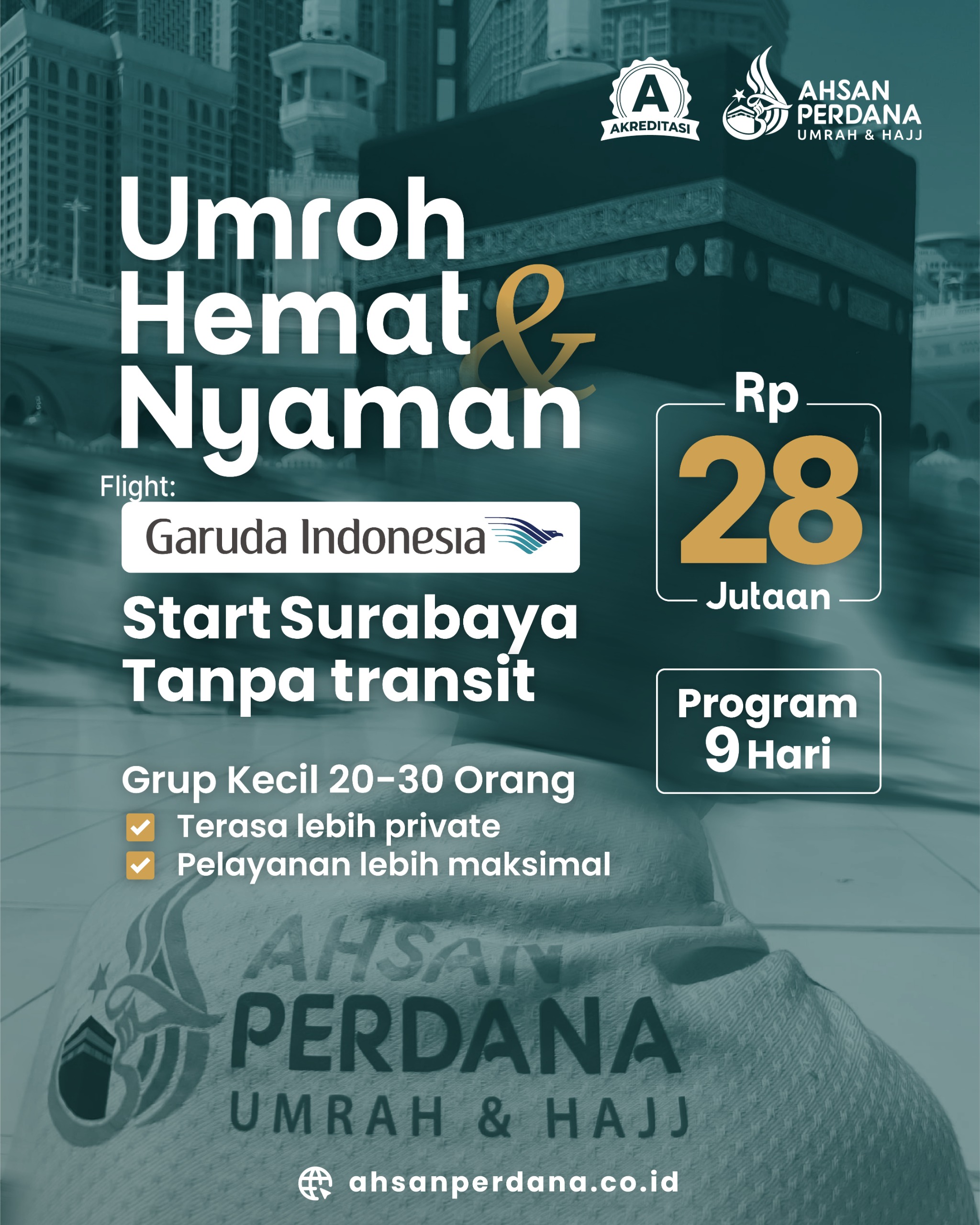 Paket Umroh Surabaya 2025/2026 - Ahsan Perdana